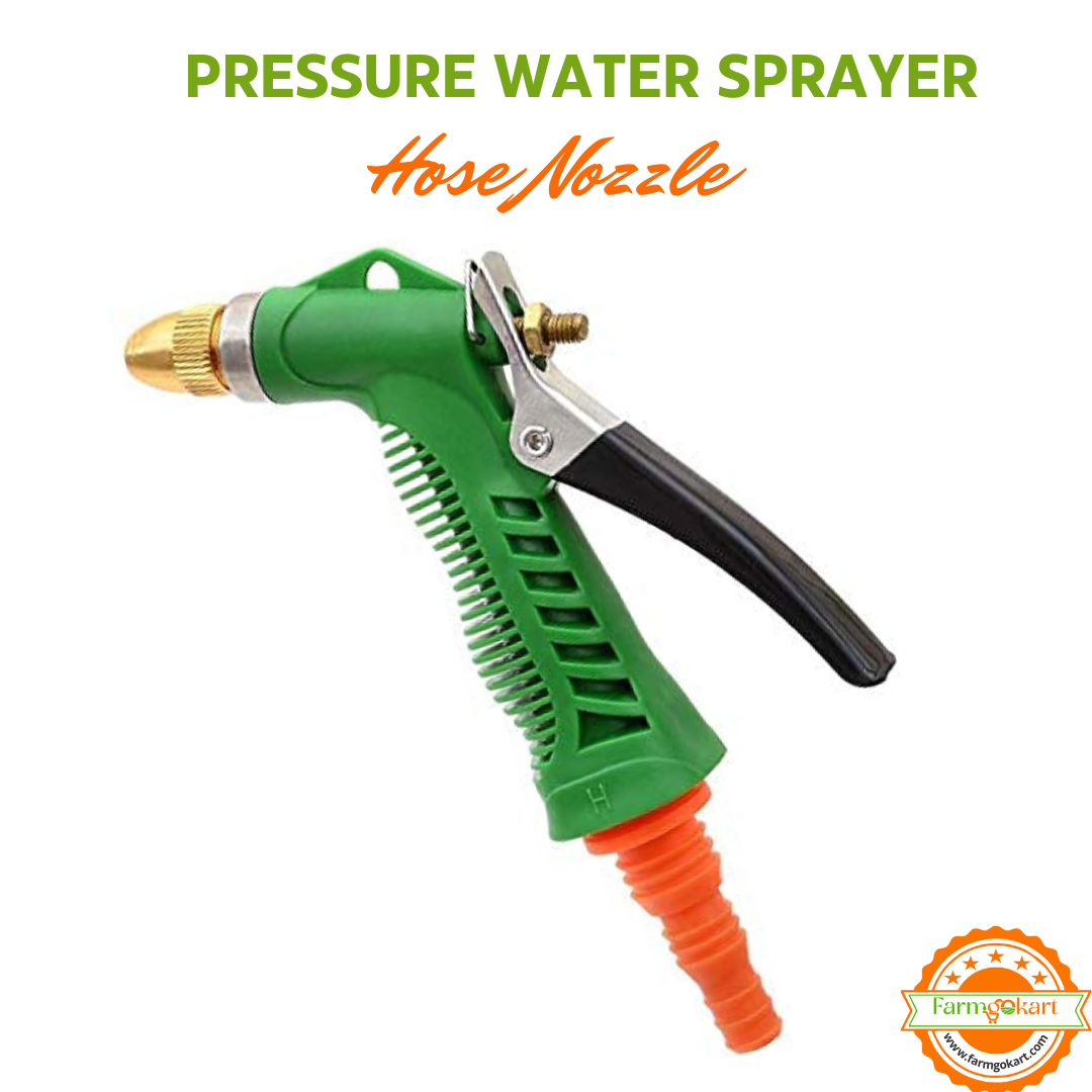 Pressure Water Sprayer Hose Nozzle Heavy Duty Spray Front Trigger with ...