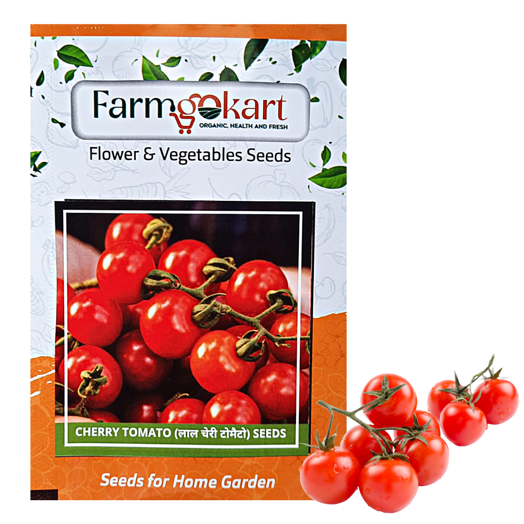 RED CHERRY TOMATO ROUND - Farming Seeds – Farmgokart